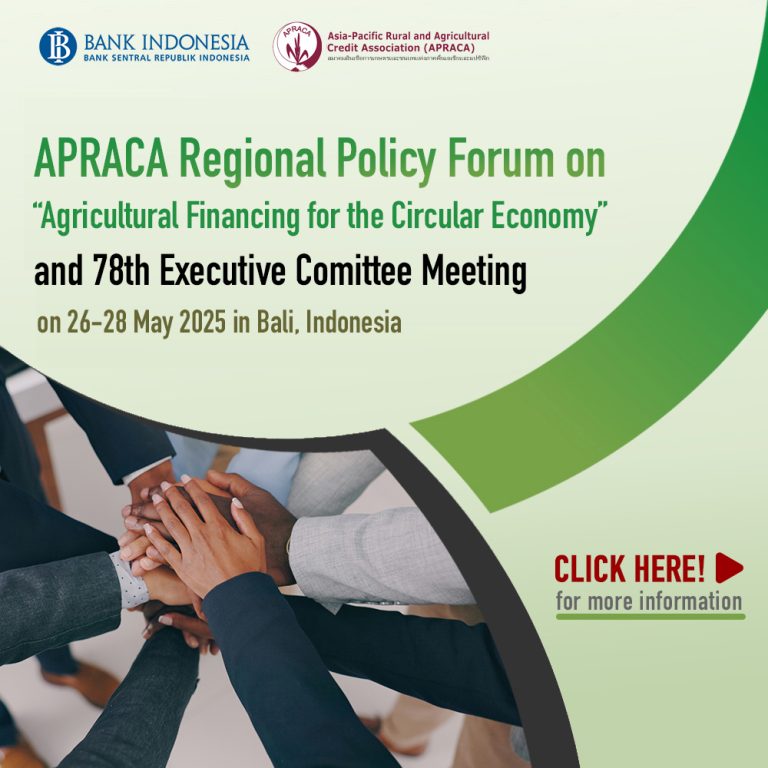 APRACA Regional Policy Forum on “Agricultural Financing for the ...